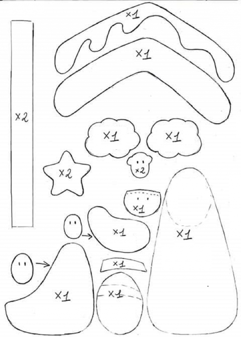 Manger Scene Pattern - Mom and Pop Quilt Shop